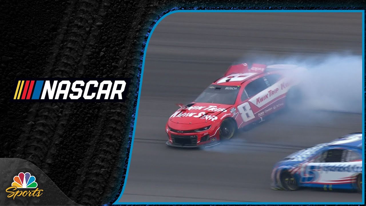 Kyle Busch crashes out of NASCAR Cup Series race at Michigan in Stage 1 ...