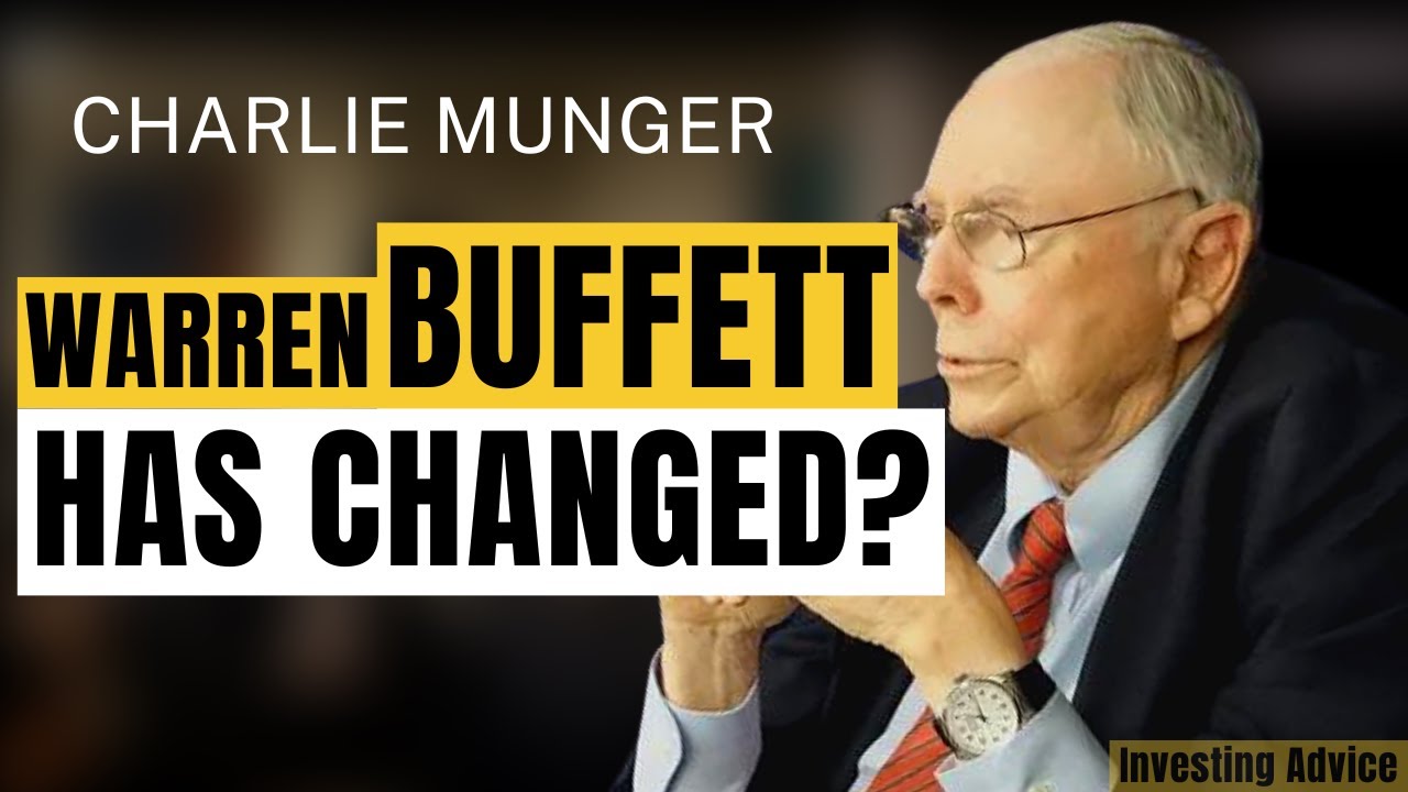 Charlie Munger on How Warren Buffett Has Changed? | Daily Journal 2017 ...