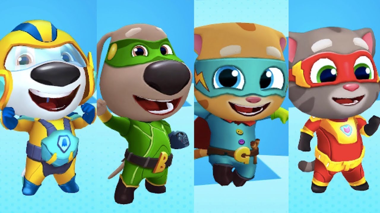 Talking Tom Hero Dash - Classic Talking Tom and Friends - YouTube