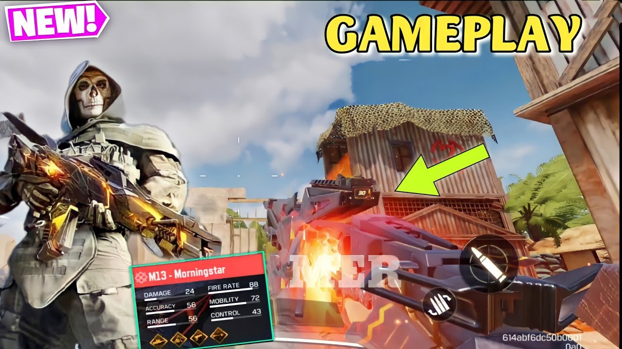 CODM MYTHIC M13 MORNINGSTAR GAMEPLAY + IRON SIGHT & GHOST AZRAEL SKIN ...