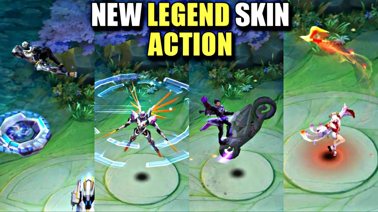 ALL LEGEND SKIN ACTION ANIMATION | MOBILE LEGENDS LEGEND SKIN - YouTube