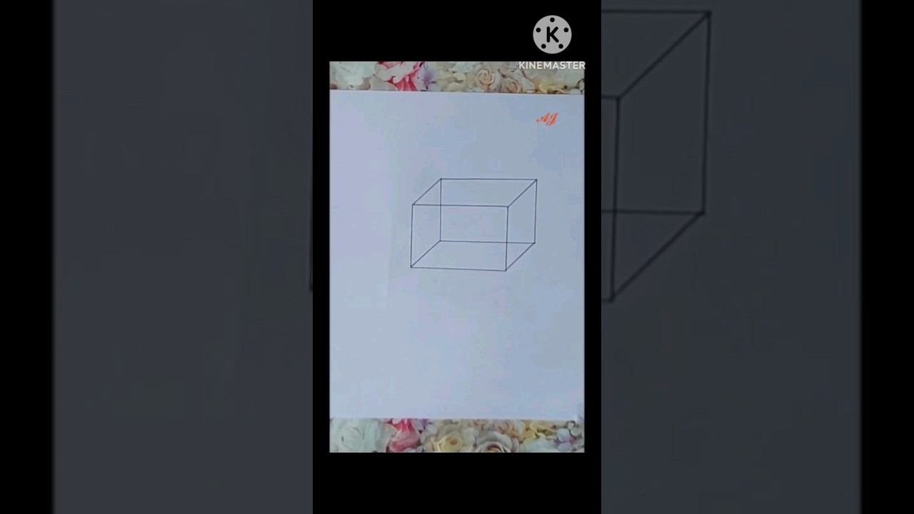 How to draw a cuboid 3D shapes #youtubeshorts #art #shortsviral - YouTube