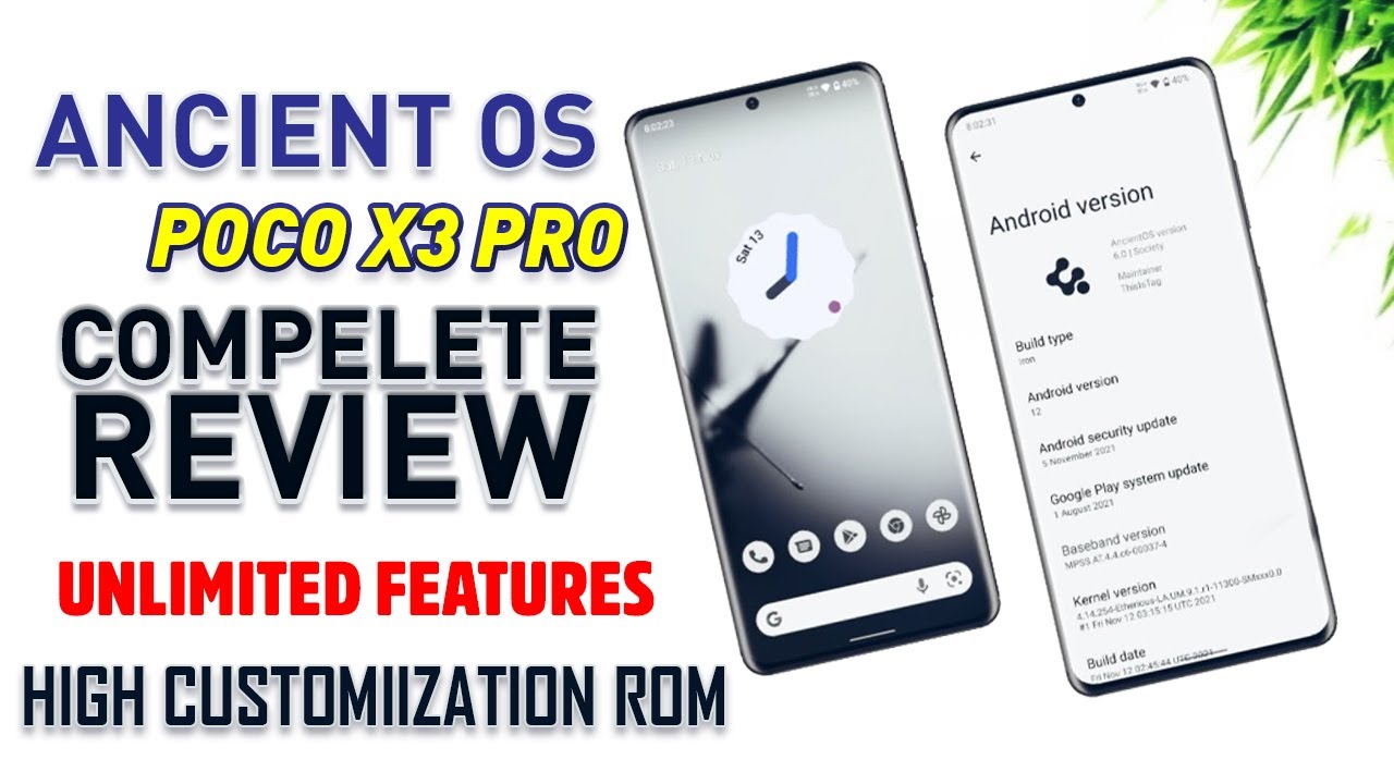 Ancient OS 6.2 - Official - Android 12//poco x3 pro//Best Customization ...
