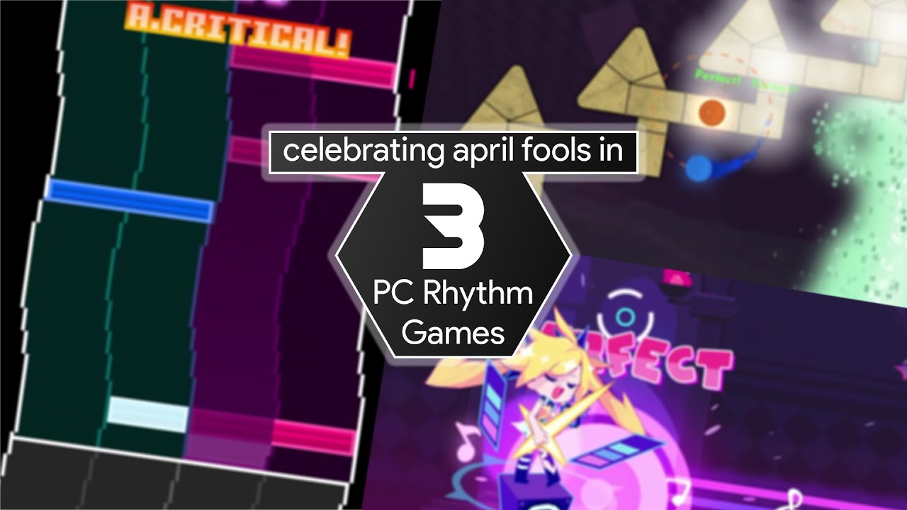 Celebrating April Fools in 3 PC Rhythm Games - YouTube
