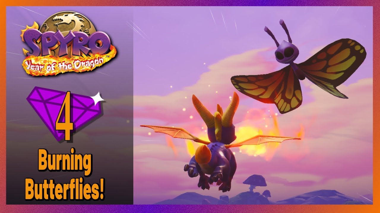 Burning Butterflies - Let's Play Spyro: Year of the Dragon Episode 4 ...
