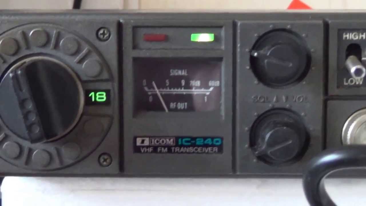 ICOM IC-240 - YouTube