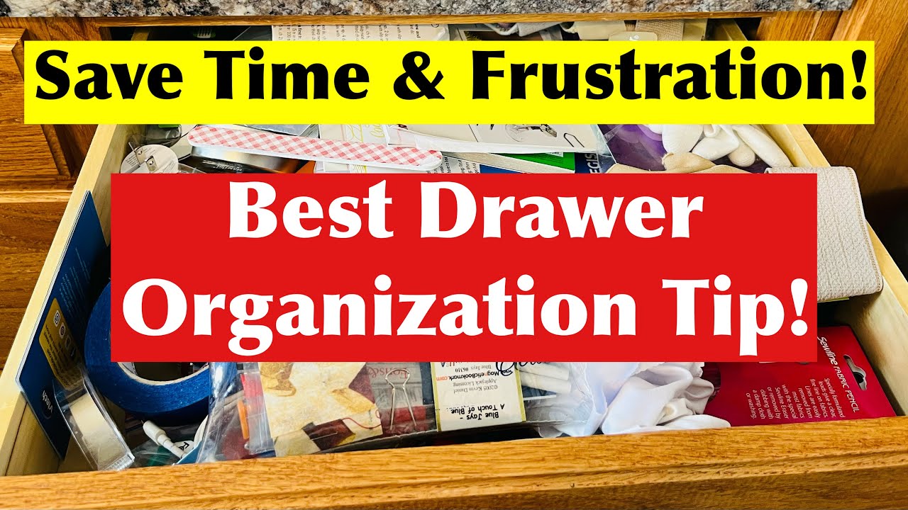 Best Drawer Organization Tip! - YouTube