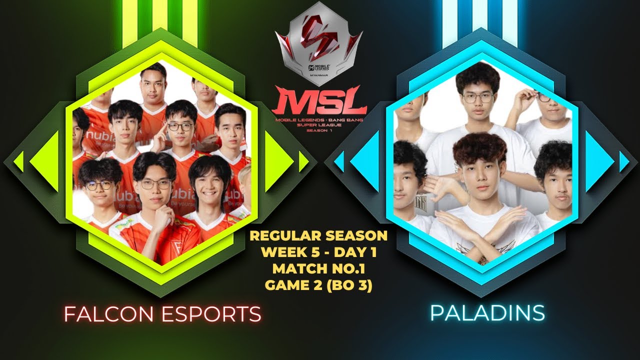 (Falcon Esports vs Paladins) MSL Myanmar 2025 Season 1-Regular Season ...