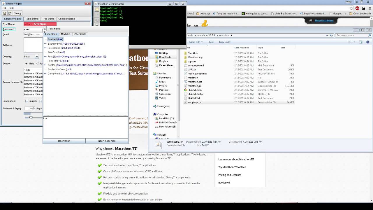 Testing GUI with Marathon - YouTube