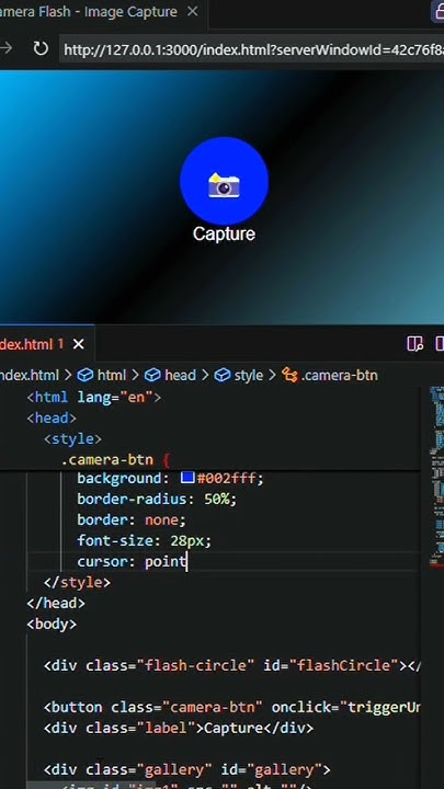 Click to Reveal Watch the Image Appear Like Magic #shortsfeed #short #shorts #coding # ...