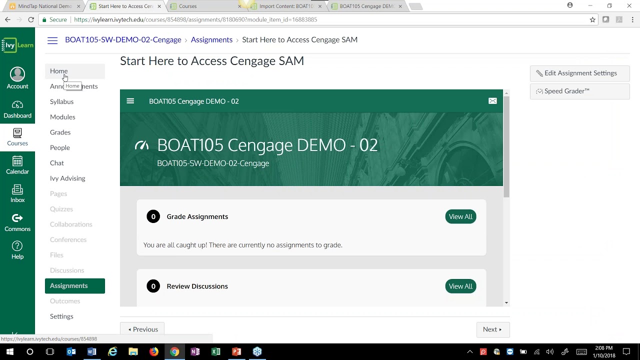 IvyLearn Content Partner Series How to set up your course using Cengage ...