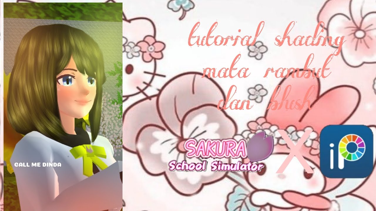 tutorial bikin blush,mata dan lipstik||TUTORIAL SAKURA SCHOOL SIMULATOR - YouTube