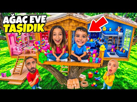 POYRAZ ELİF ODASINI AĞAÇ EVE TAŞIDI!!!ANNEM ATV İLE TAKİP ETTİ!!!