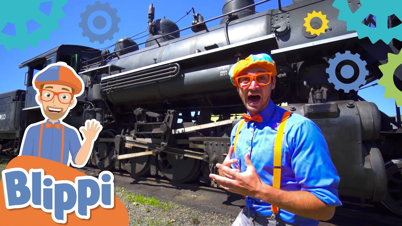 Blippi's Steam Train Tour! | Learn About Trains For Kids | Educational ...