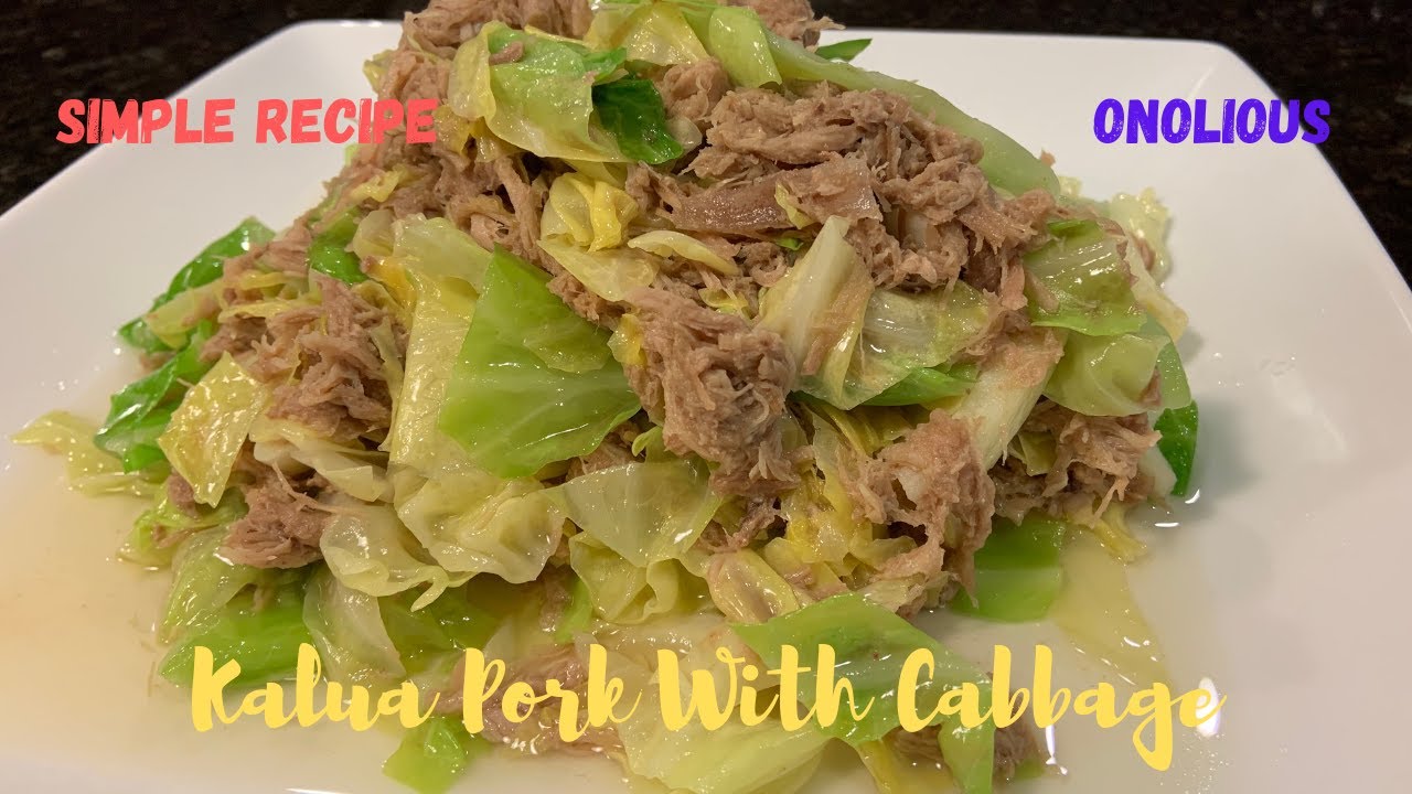 VLOG #29 HOW TO MAKE KALUA PORK WITH CABBAGE. Simple recipe. - YouTube