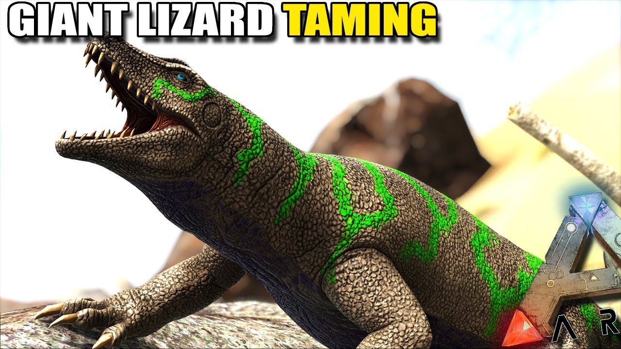 Taming The Wall Climbing Lizards Ark Survival Evolved Ep26 Youtube