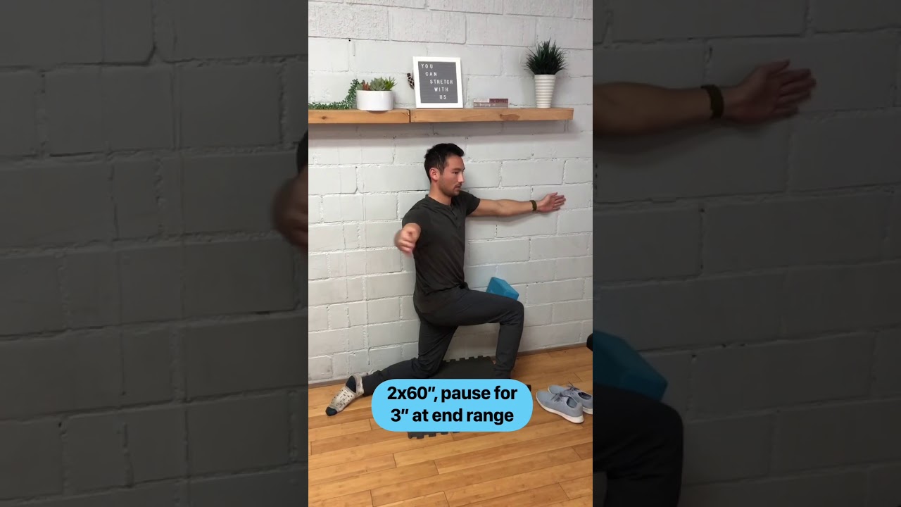 Tall kneeling T-Spine rotations - YouTube