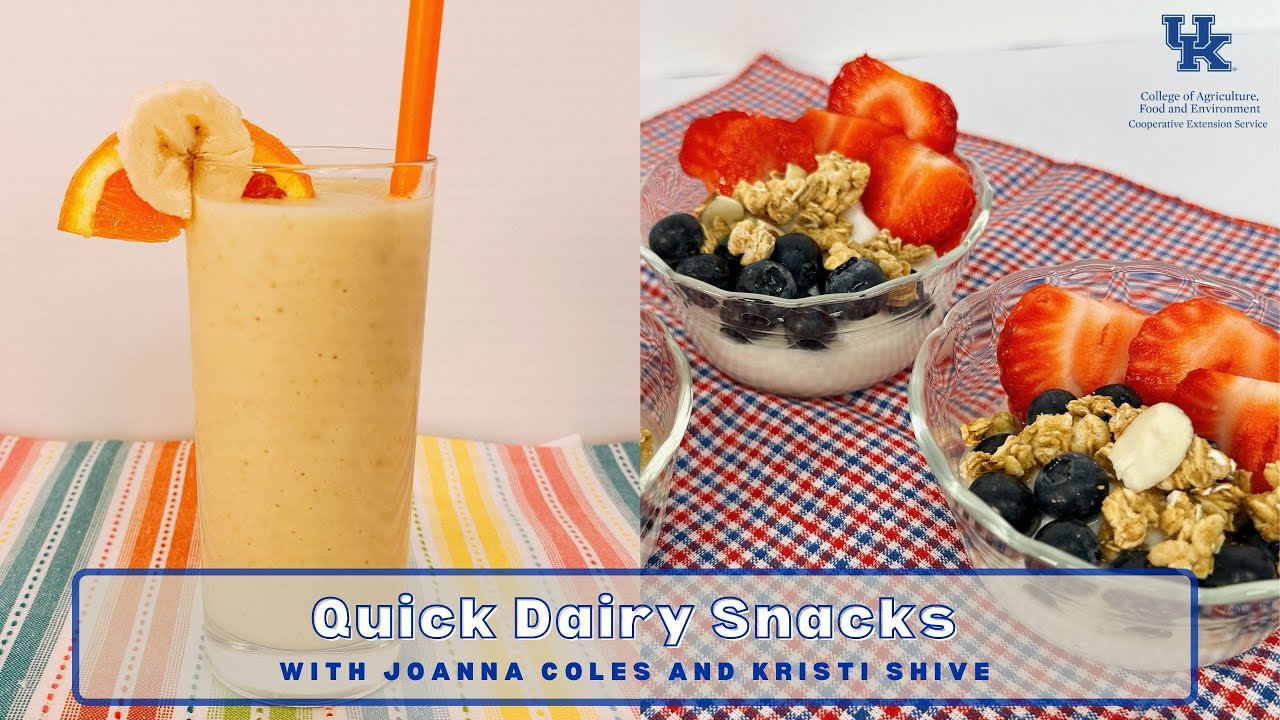 Quick Dairy Snacks - YouTube