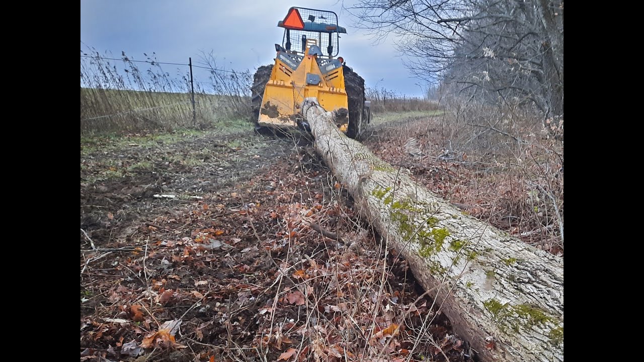 Skidding Logs With A Uniforest 65H Logging Winch From Hud-Son & A John ...