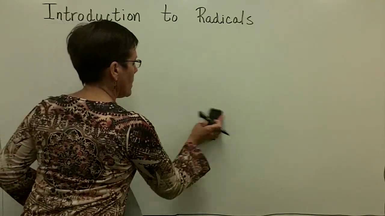 55 - Introductory Algebra - Intro to Radicals - YouTube