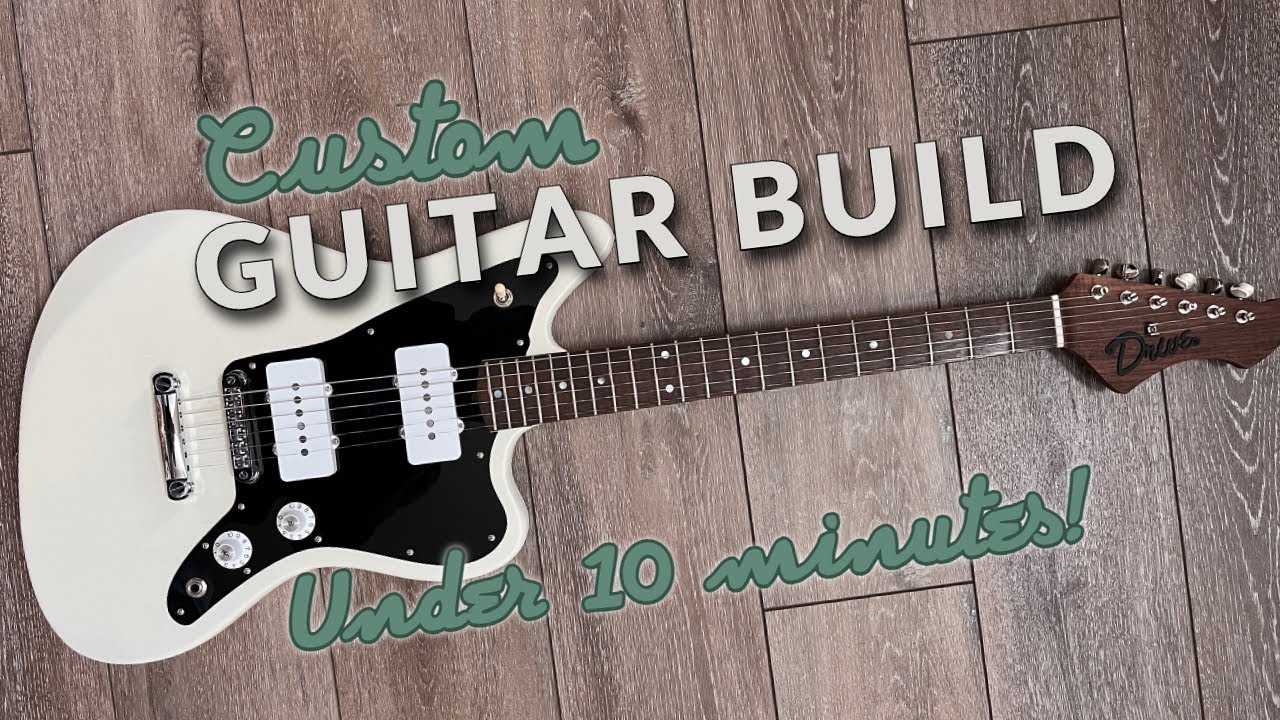 Custom Guitar Build in under 10 minutes! - YouTube