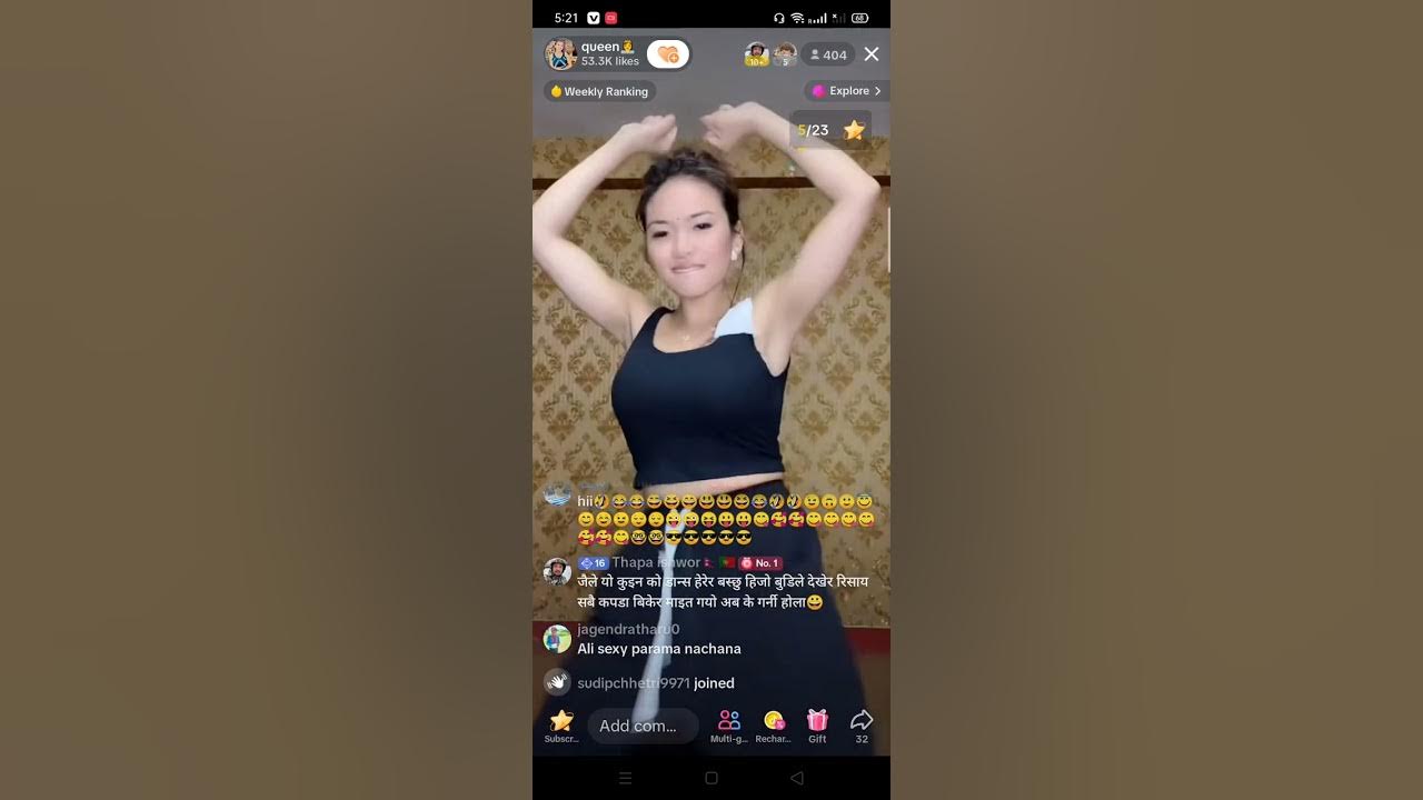 queen magarni tiktok live dance #queen#magarni - YouTube