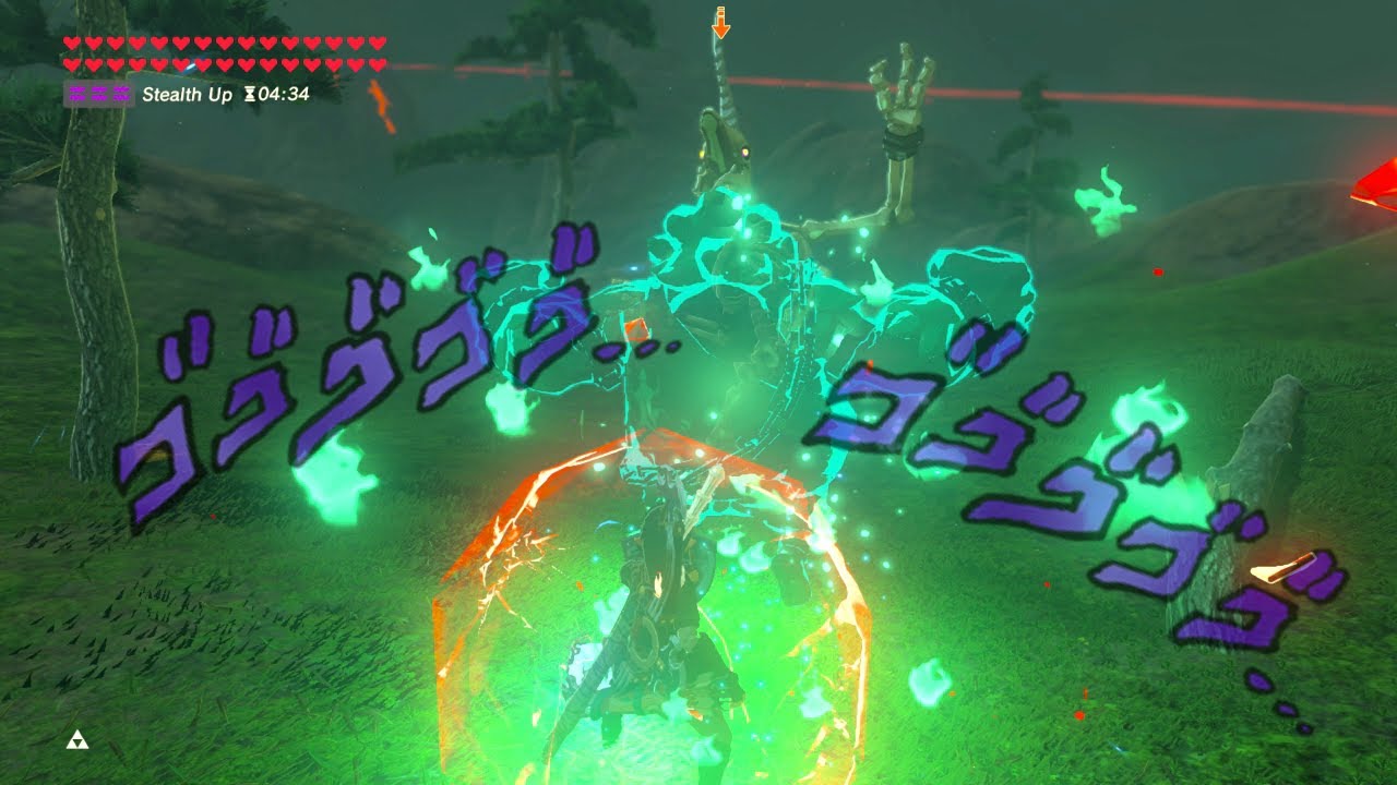 The Legend of Zelda Breath of the Wild: How to stand a Stalmoblin - YouTube