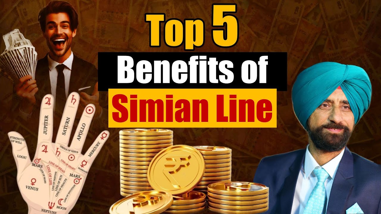 Top 5 Benefits of Simian Line | Learn with DIKKI Sir | Signs in hand ...
