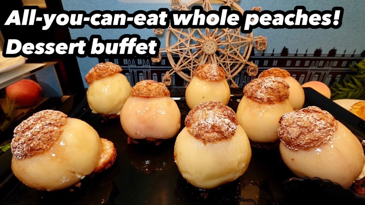 Super recommended! Peach dessert buffet! at Kobe Kitano Hotel in Hyogo ...