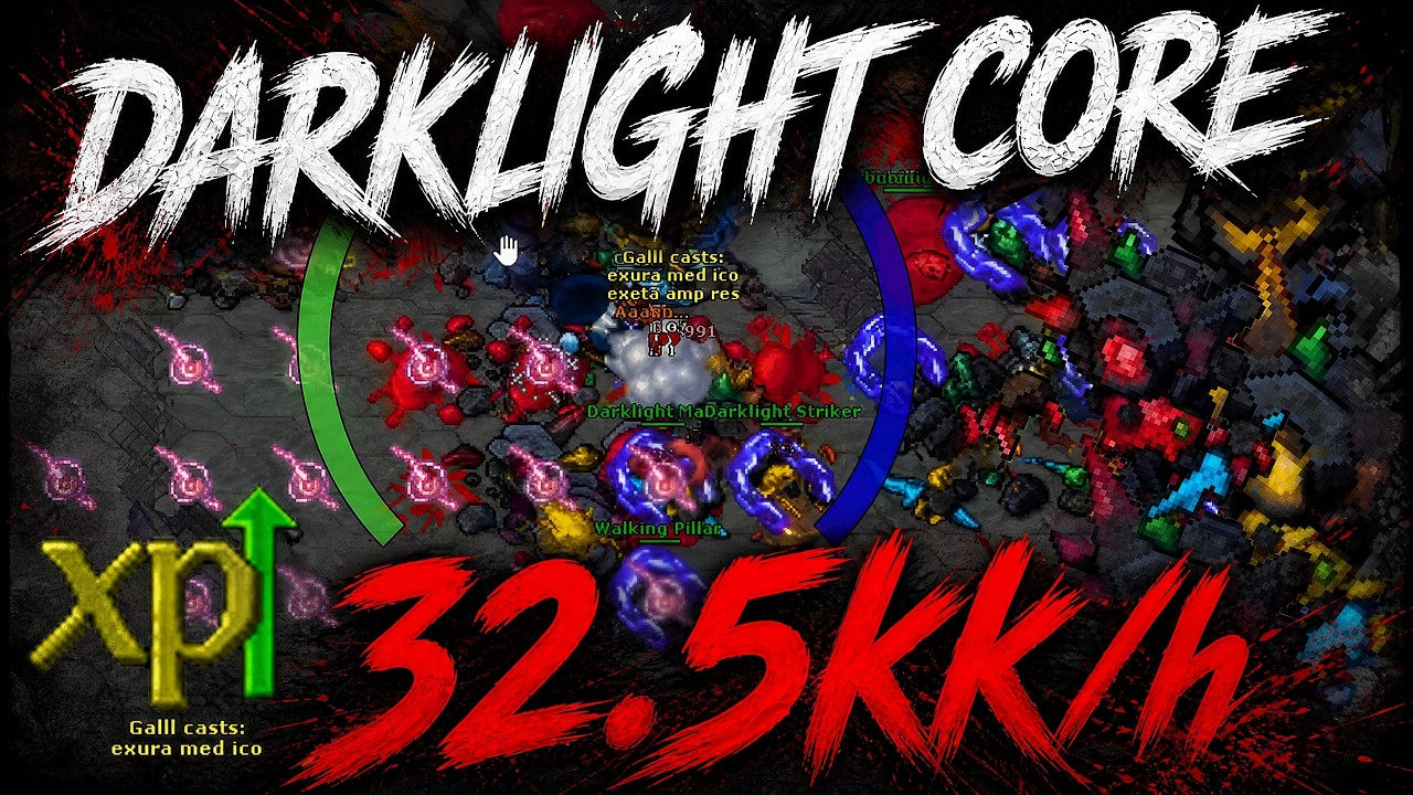 Tibia - EK 2500 TOP EK GLOBAL - Darklight Core 32.5kk/h (100%) - YouTube