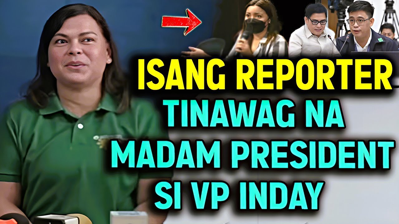 JUST IN! VP SARA BIGLANG NAPA SMILE NG TAWAGIN SIYANG ''MADAM PRESIDENT ...