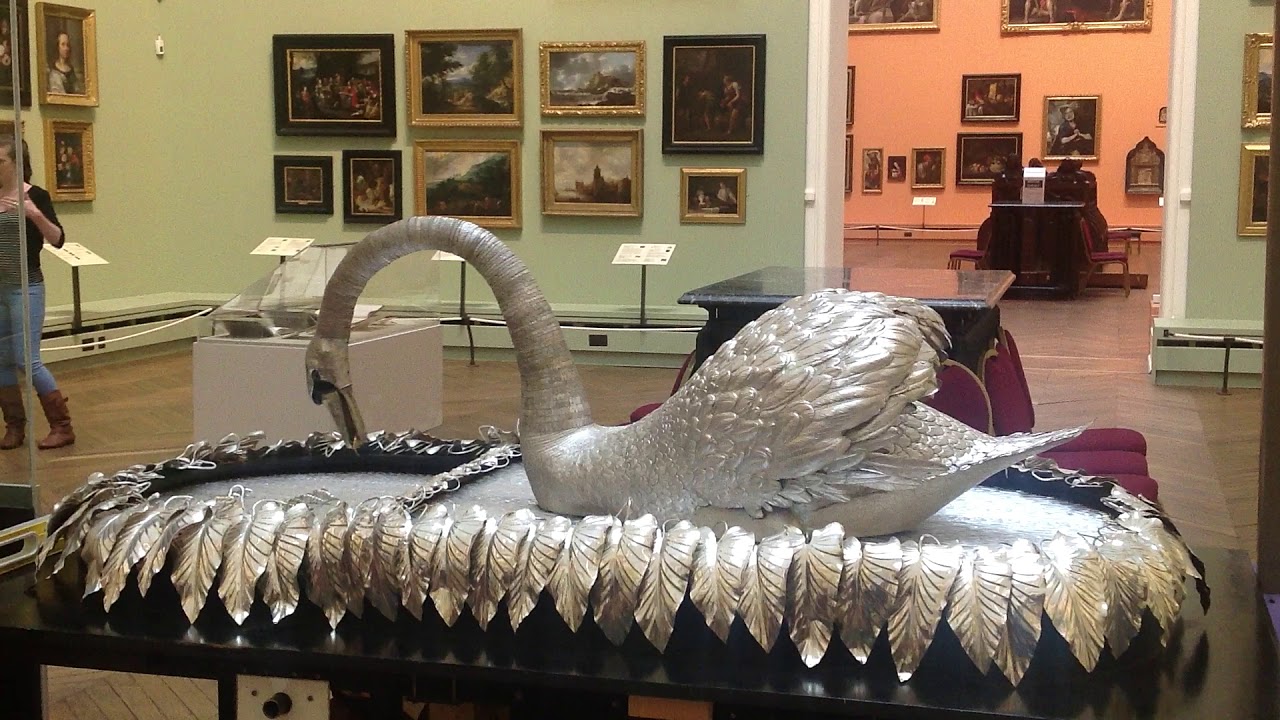 Bowes Museum Silver Automaton Swan - YouTube