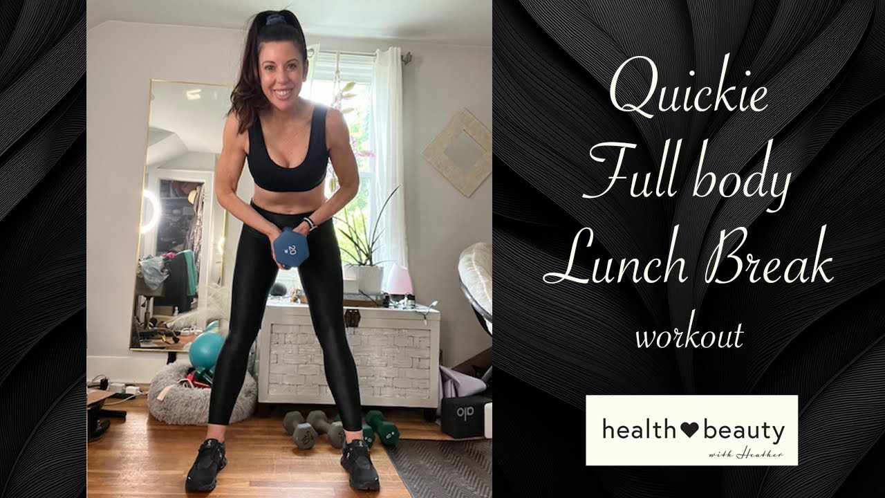 Quick Full Body Lunch Break Workout! - YouTube