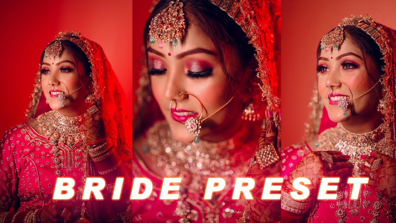 Bride photo editing tutorial | photoshop preset - YouTube