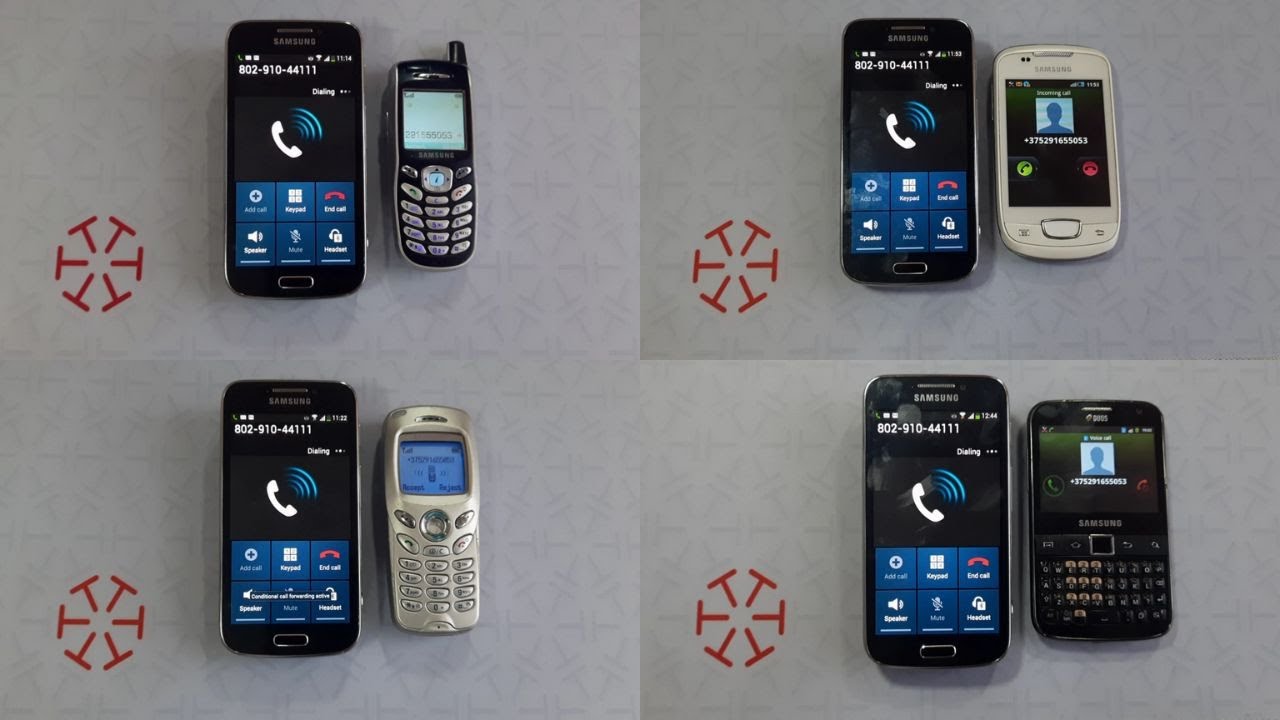 My old button Samsung phones incoming calls. Part 3 - YouTube