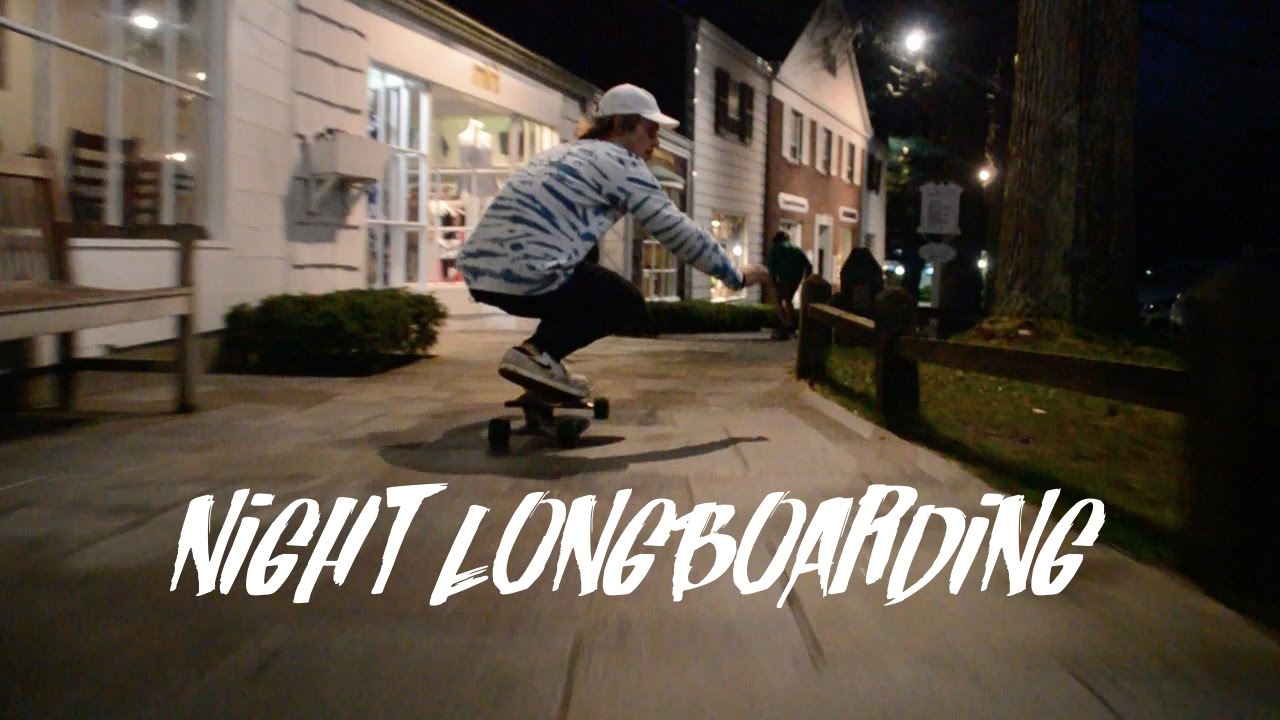 Night Longboarding Edit - YouTube