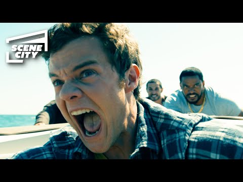 The Boys vs. The Deep in a Boat Chase | The Boys (Jack Quaid, Chase Crawford, Karl Urban)