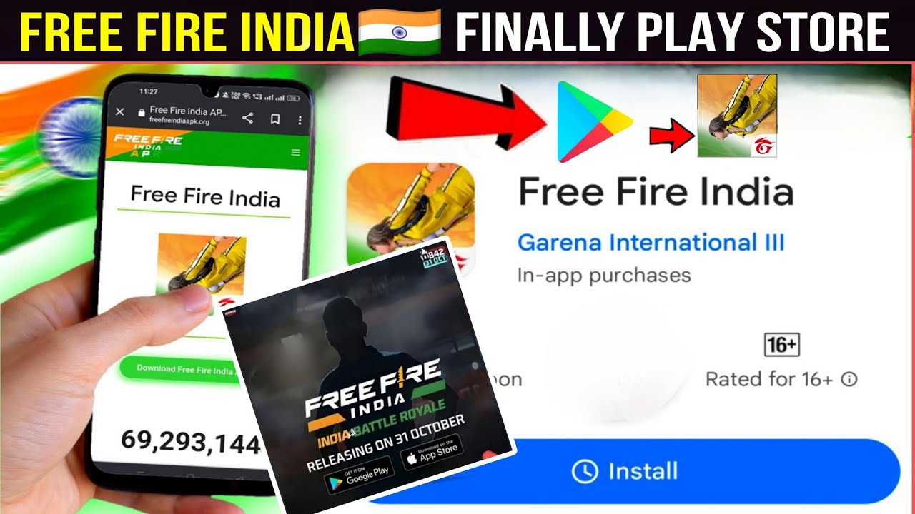 FREE FIRE INDIA🇮🇳 DOWNLOAD LINK NEW FREE FIRE INDIA🇮🇳 PLAY STORE 🔥 ...