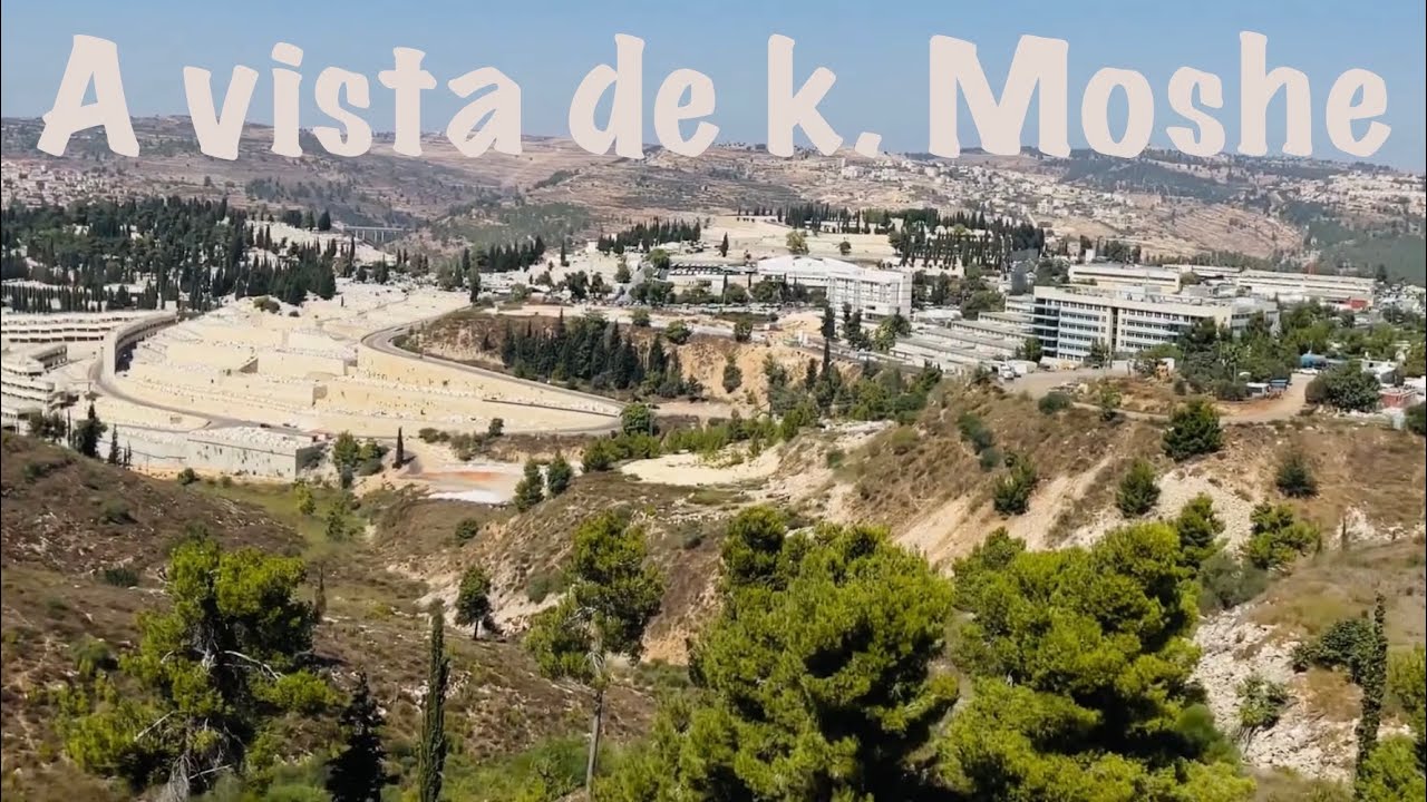 JERUSALEM - kiryat Moshe, O Bairro de Moises, Caminhada Sem Edição ...