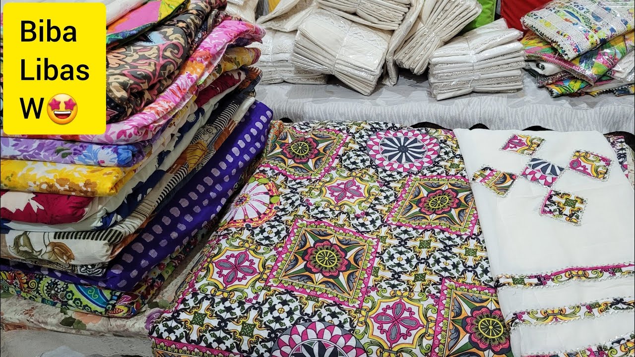Biba Libas A1 Posh look cotton fabric Prints 🤩🌹 With latest Plazo ...