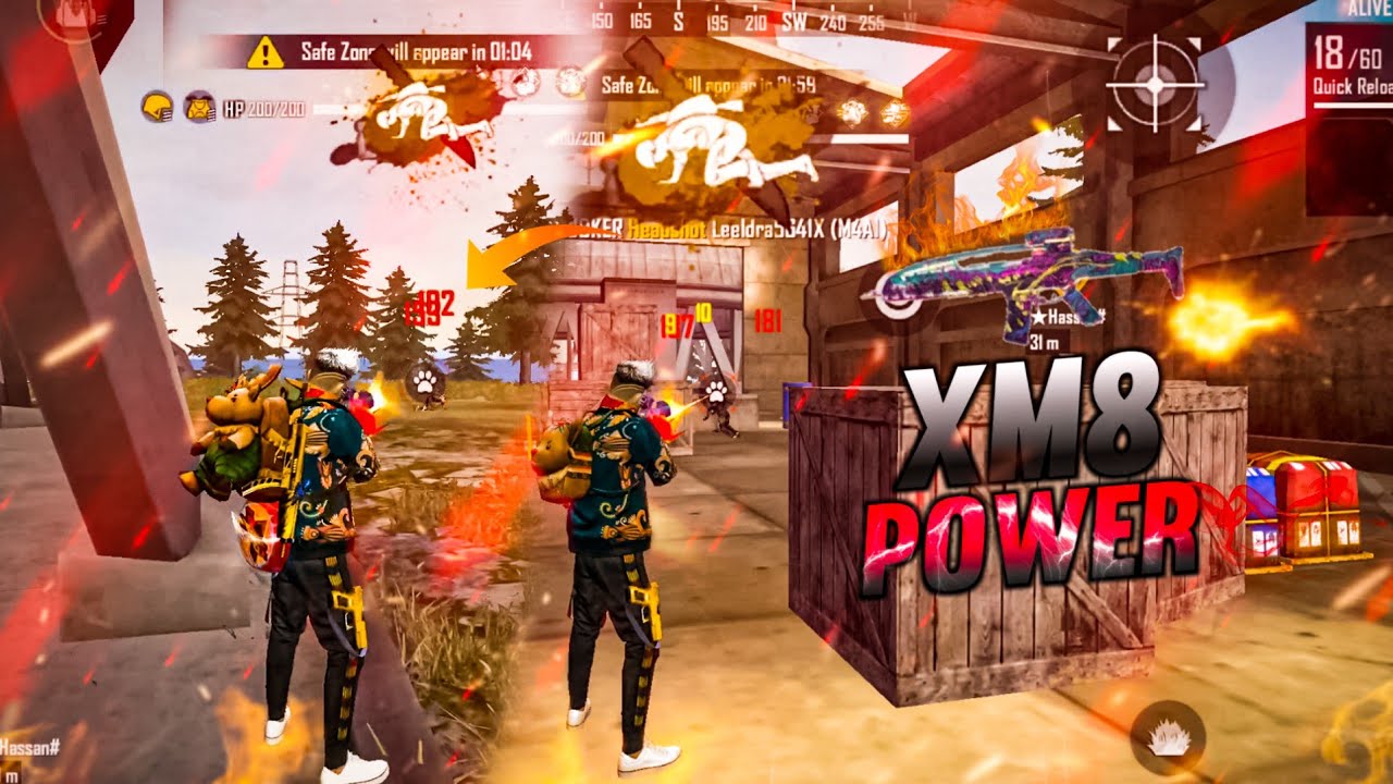 Next Level Gameplay With XM8 || Rate Of Fire++ Skin | Duo VS Squad ...