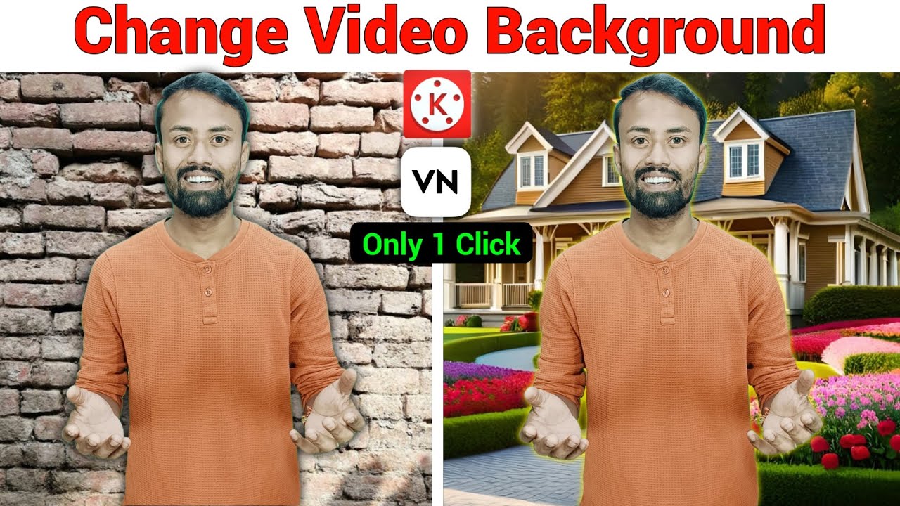 Bina green screen ke video ka background Kaise badle || Kinemaster ...