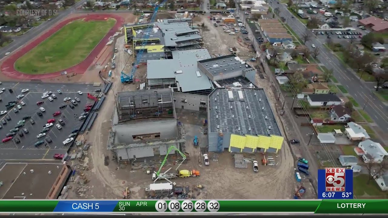 GJHS new building update - YouTube