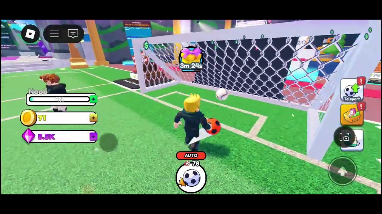 Yo playing roblox goal Simulator - YouTube