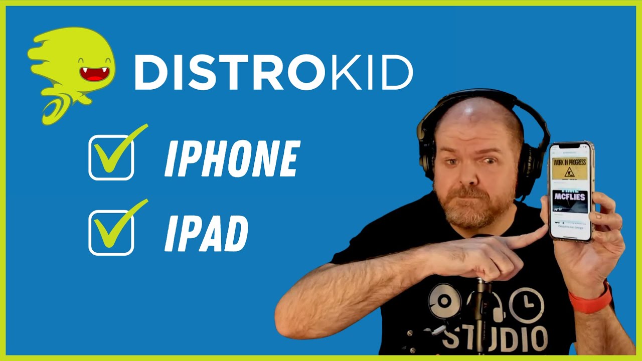 MOBILE Releasing with DistroKid (iPad/iPhone) - YouTube