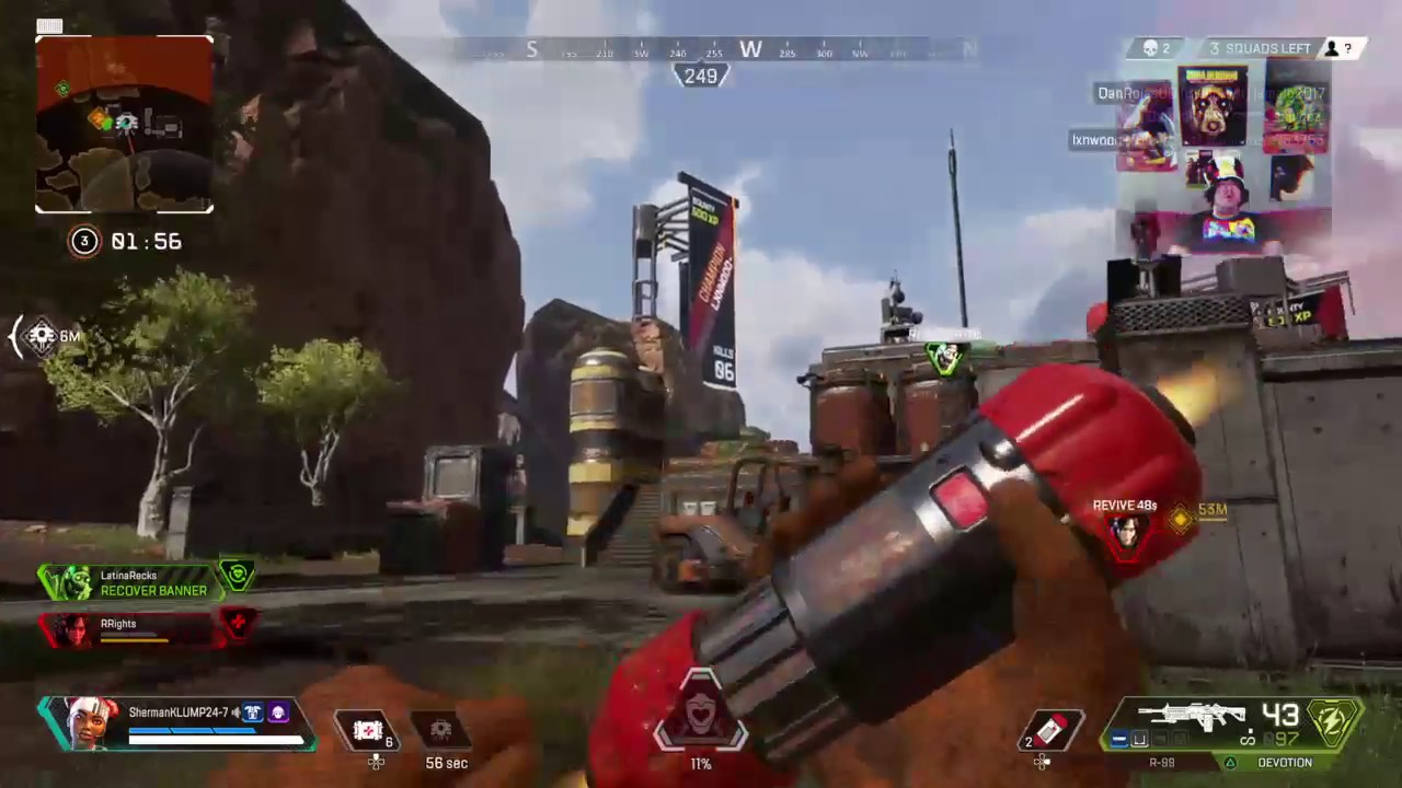 FULL SQUAD ELIMINATION IN APEX LEGENDS ----- Blue Amor (ME) Vs. Gold ...
