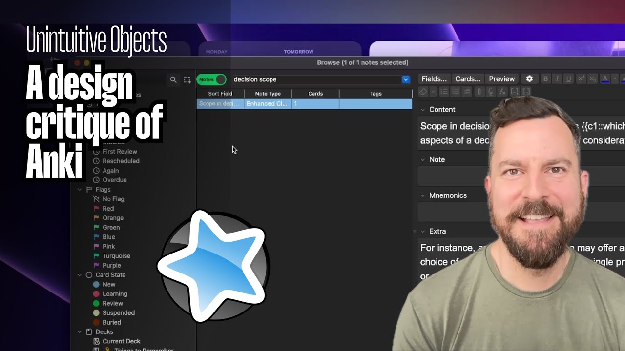 Unintuitive Object Design Short with Anki - YouTube