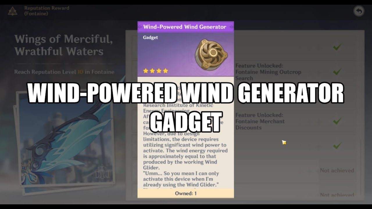 Wind-powered Wind generator gadget | Genshin Impact - YouTube