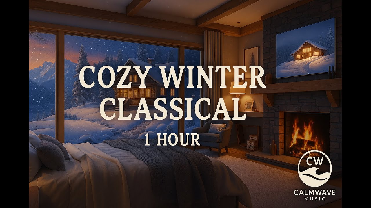 Cozy Winter Fireplace Piano (1 Hour) – Classical Music for Sleep, Study ...