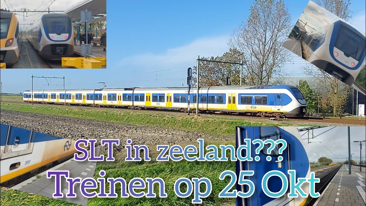 SLT IN ZEELAND!?!? Treinen op 25 Okt - YouTube